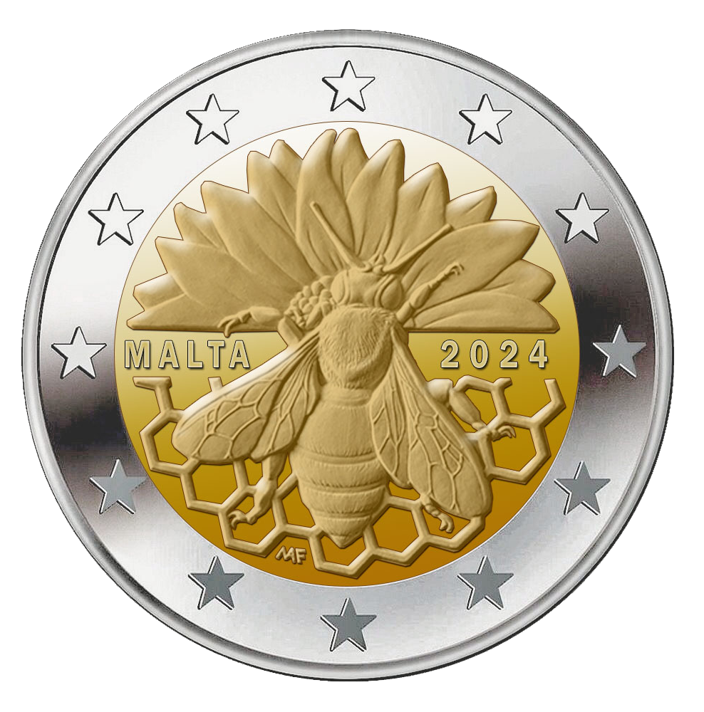 Munita Kommemorattiva taż-€2 - Speċijiet Indiġeni - In-Naħla Maltija ...